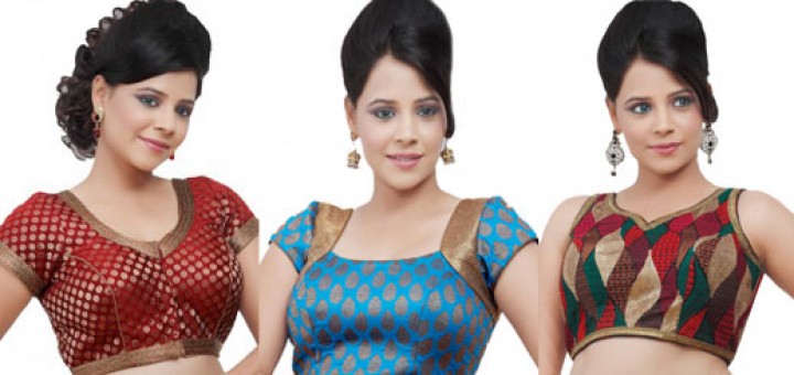 Different Types of Neck Designs for Designer Blouses - Samyakk