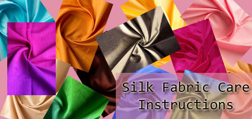 Basic Silk Fabric Care Instructions Online