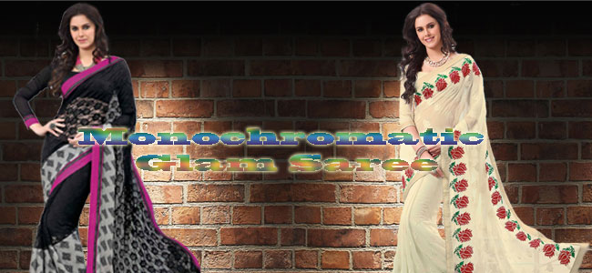 Monochromatic Sarees Archives - Samyakk