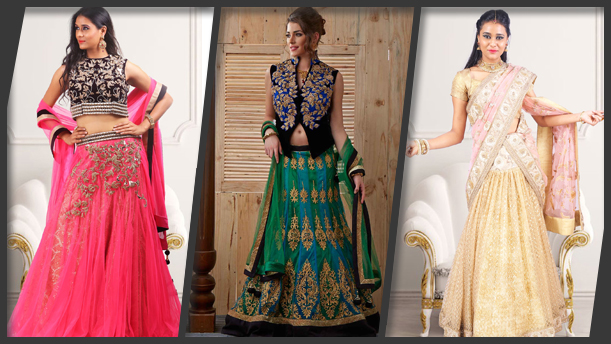 Dynamic Lehengas prettifying cute ladies - Samyakk