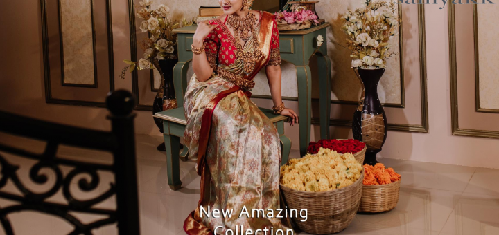 Queen of Silk Saree Archives - Samyakk: Sarees | Sherwani | Salwar ...