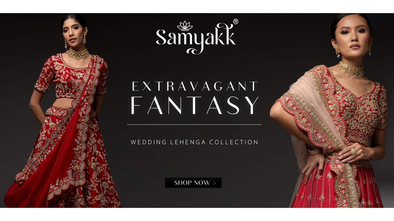Samyakk.com Presents Bridal Bliss: Unveiling Luxury Designer Bridal Lehenga for Your Big Day ...