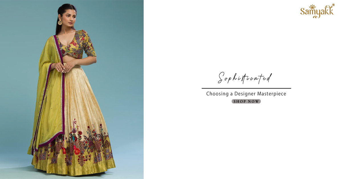 Find your dream Sangeet & Mehendi lehengas at Samyakk