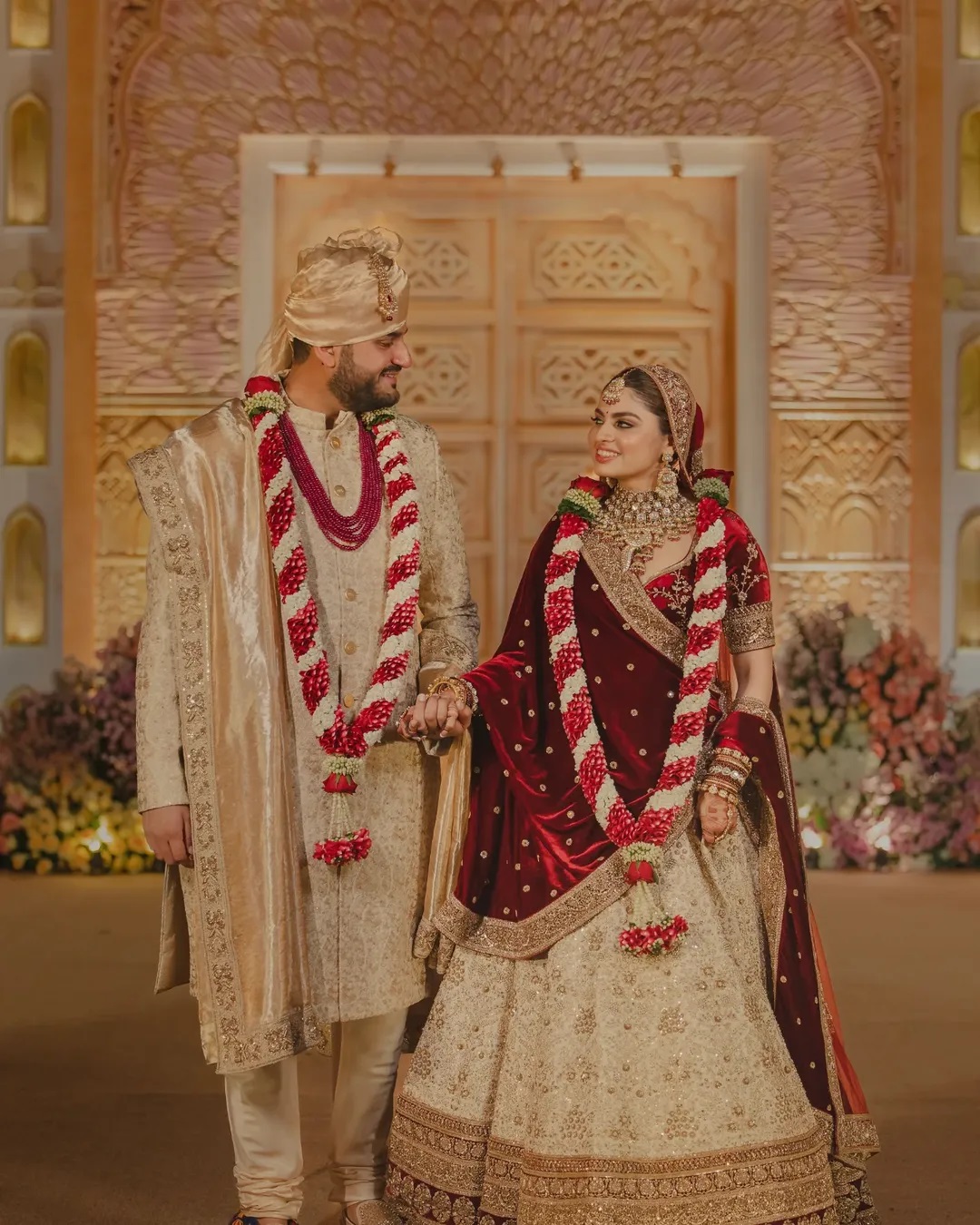 Elite Indian Wedding Fashion from Jeet Adani & Diva Shah’s Celebrations ...