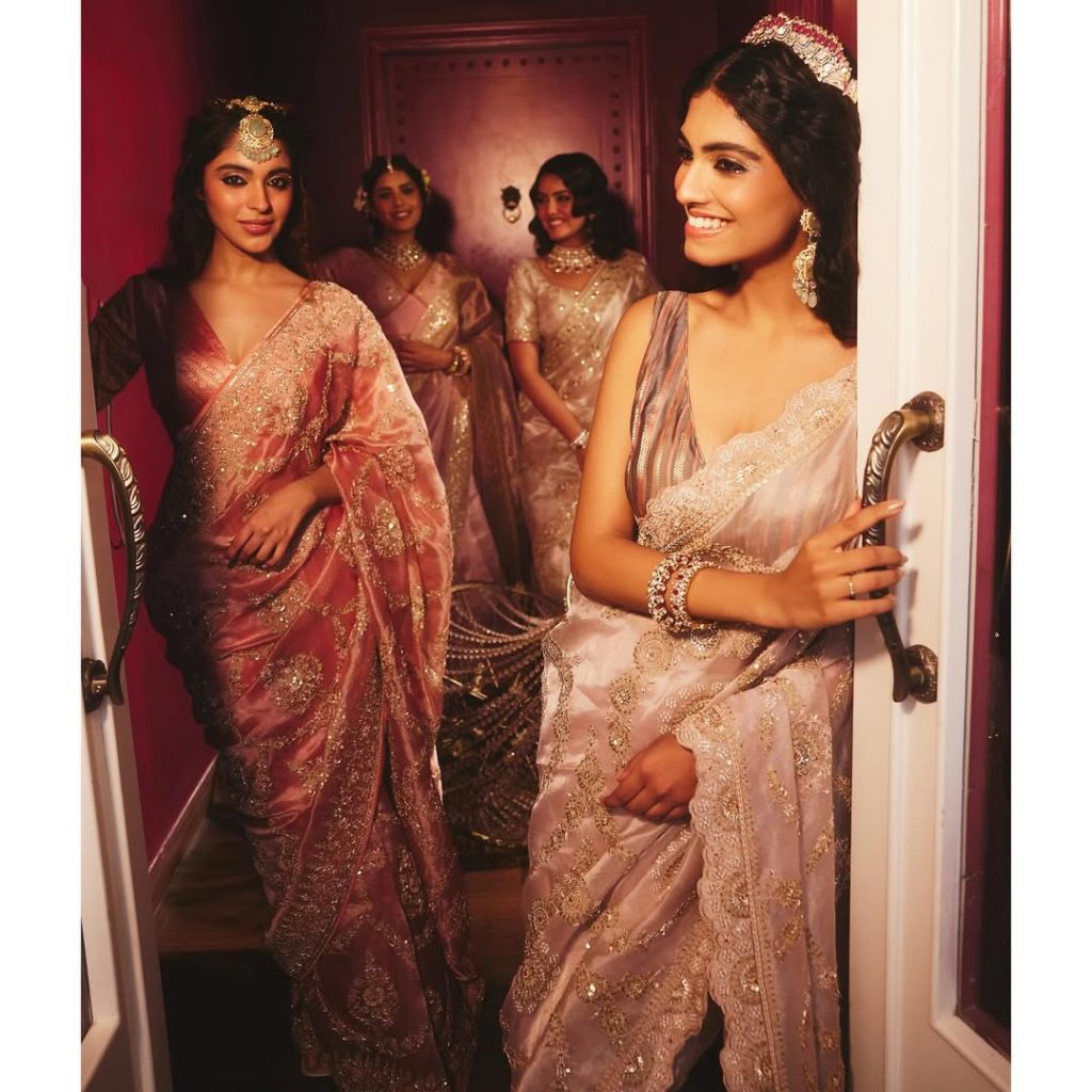 TIssue Sarees - Samyakk: Sarees | Sherwani | Salwar Suits | Kurti | Lehenga | Gowns | Mens Wear