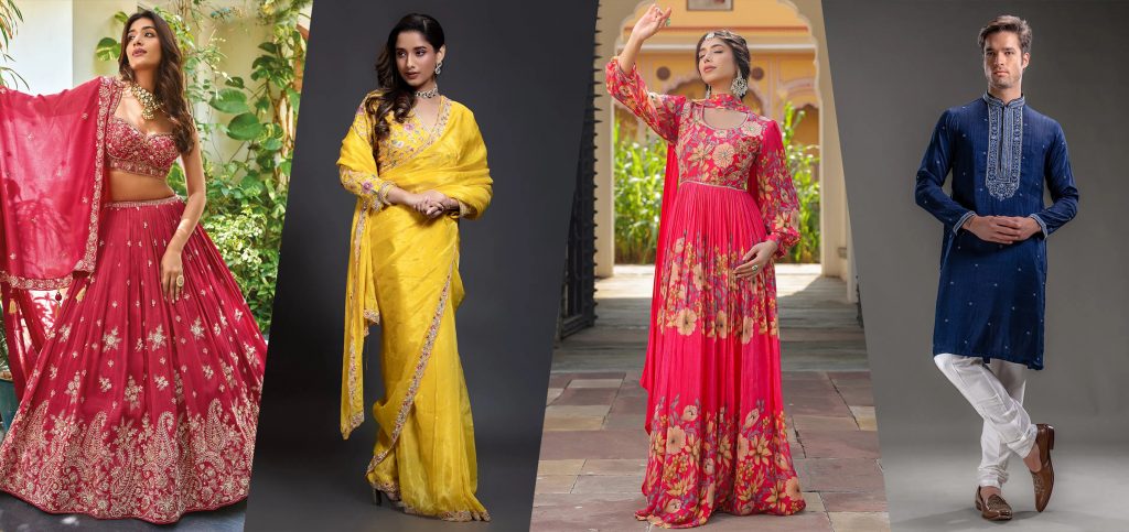 Celebrate Diwali in Style Festive Outfits for Men & Women - Samyakk: Sarees | Sherwani | Salwar ...