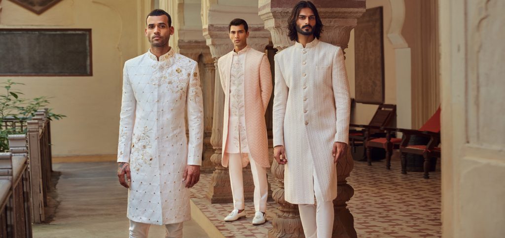 Complete Sherwani Style Guide Types, Colors & Perfect Fit - Samyakk ...